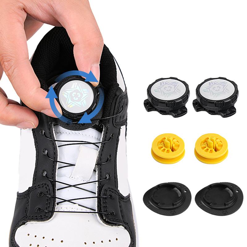 Rotating Buckle Automatic Shoelace Magic Line Lazy Shoelaces Outdoor ...