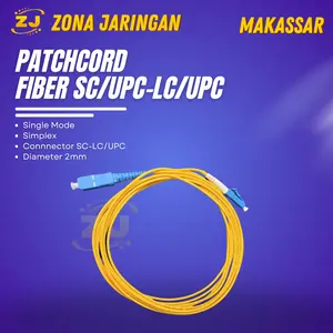 Patch Cord Fiber Optic SC/UPC-SC/UPC Single Mode SIMPLEX 1-2-3 Meter ...