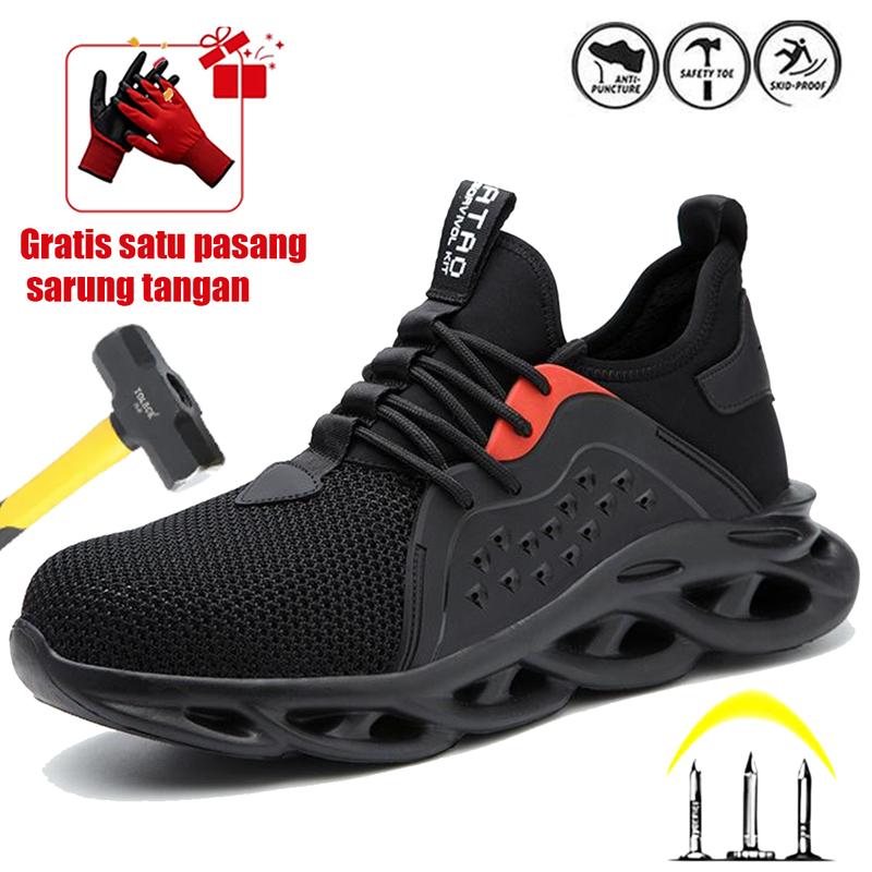[Berikan Hadiah] Keselamatan Kaki Keluli Untuk Lelaki Anti-Penebuk ...