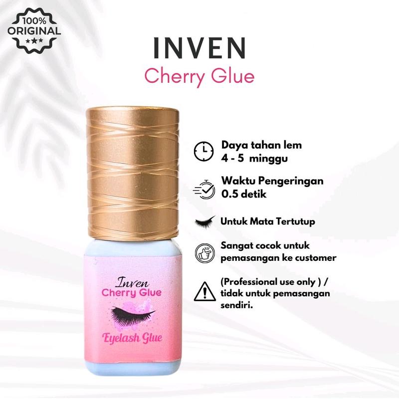 Lem Inven Cherry Glue Eyelash Extension Tahan 4 Mingguan Terlaris ...