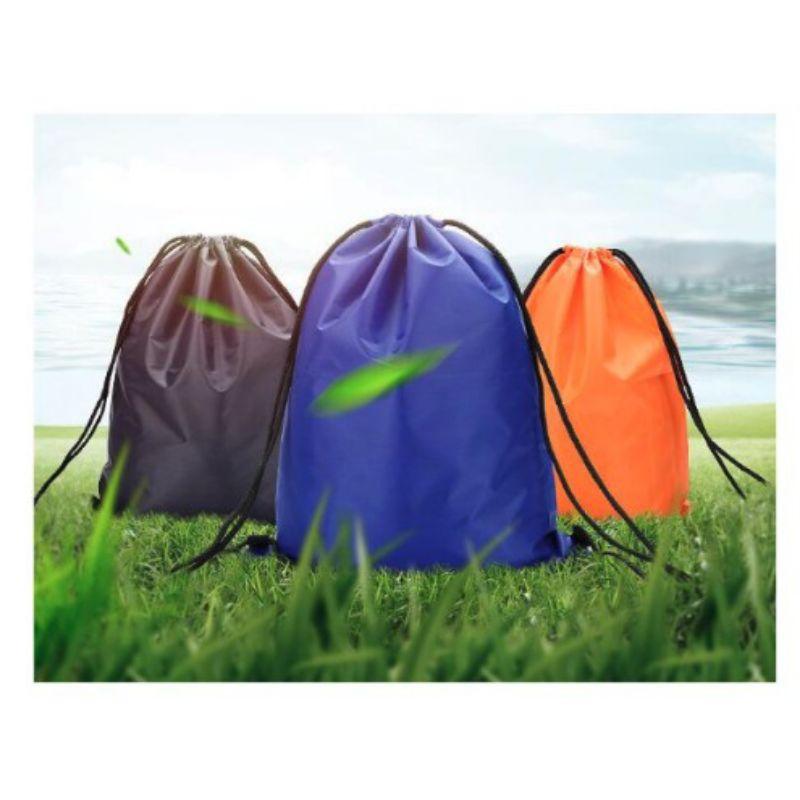 Beg Uncang Kasut Polyester Plain Haji & Umrah Drawstring Bag - TikTok ...
