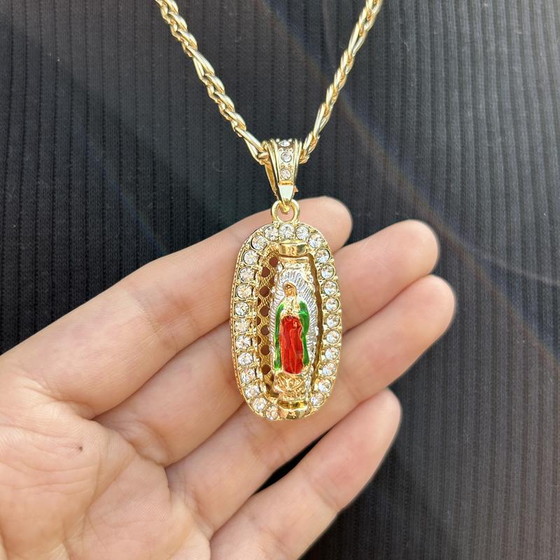 Revolving Necklace San judas tadeo chain Jesus Necklace Virgin - TikTok ...