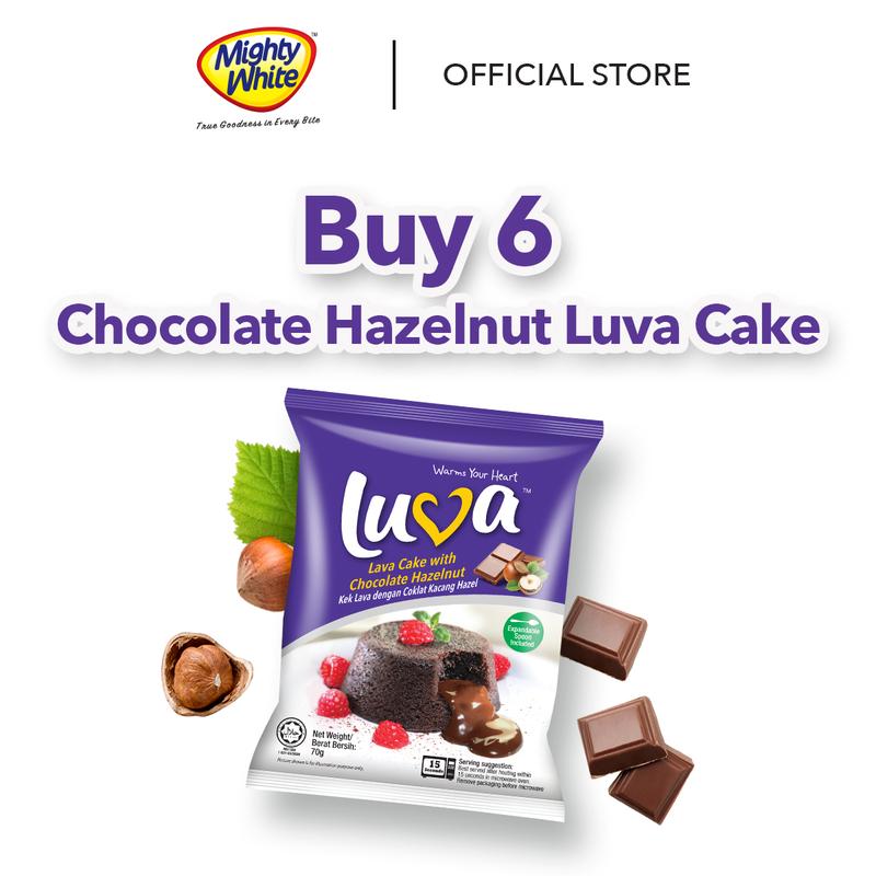 [Mighty White] 6 Choco Hazelnut Luva Cake - TikTok Shop Malaysia
