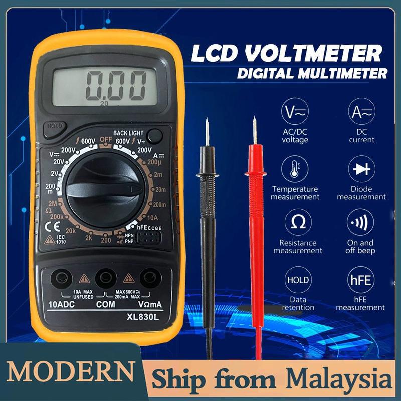 XL830L NEW Digital Multimeter LCD Volt Meter Ammeter Voltmeter - TikTok ...