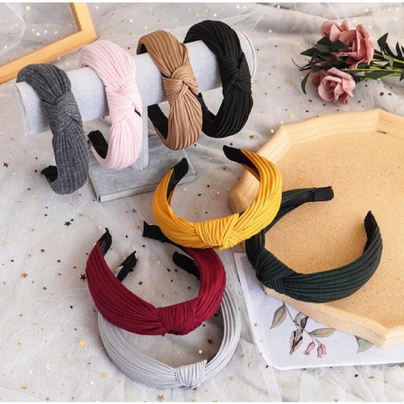 BANDO RAMBUT WANITA KOREA MODEL PITA SIMPUL ANTI PUSING - Shop | Tokopedia