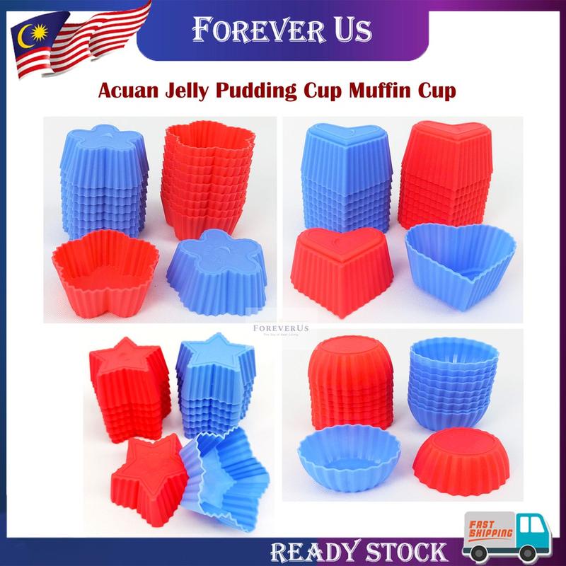 Acuan Jelly | Jelly Mould | Pudding Cup | Muffin Cup | Jelly Cup ...