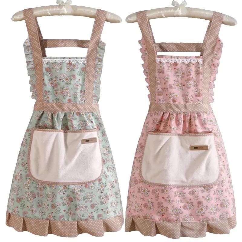 Apron Memasak, apron korean style, Kalis Air dan Minyak, Lengan ...