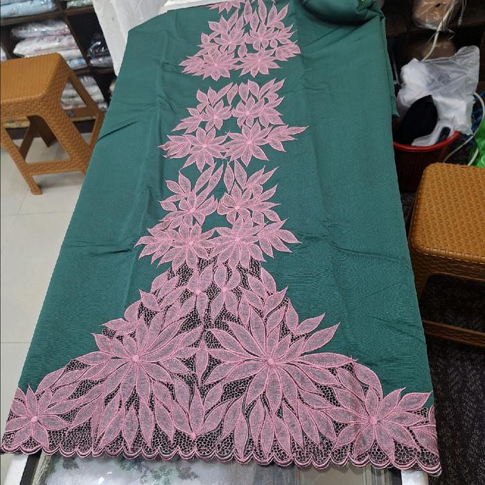 Jual Bahan gamis bordir manual , bordir khas bukittimggi - Maron - Kota ...