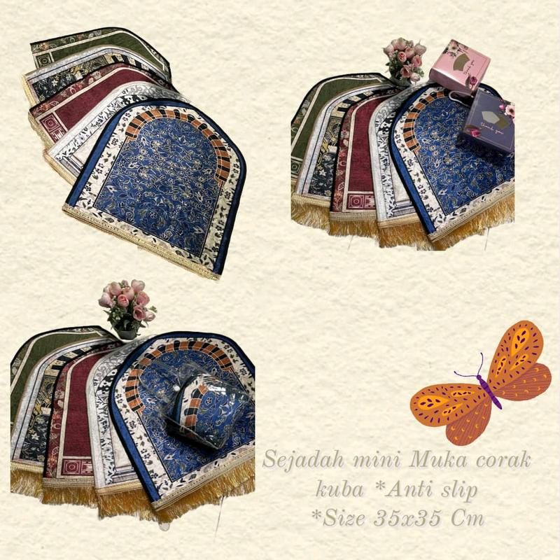 1set 50pcs sejadah mini muka size35x35cm ada bag tiada bag - TikTok ...