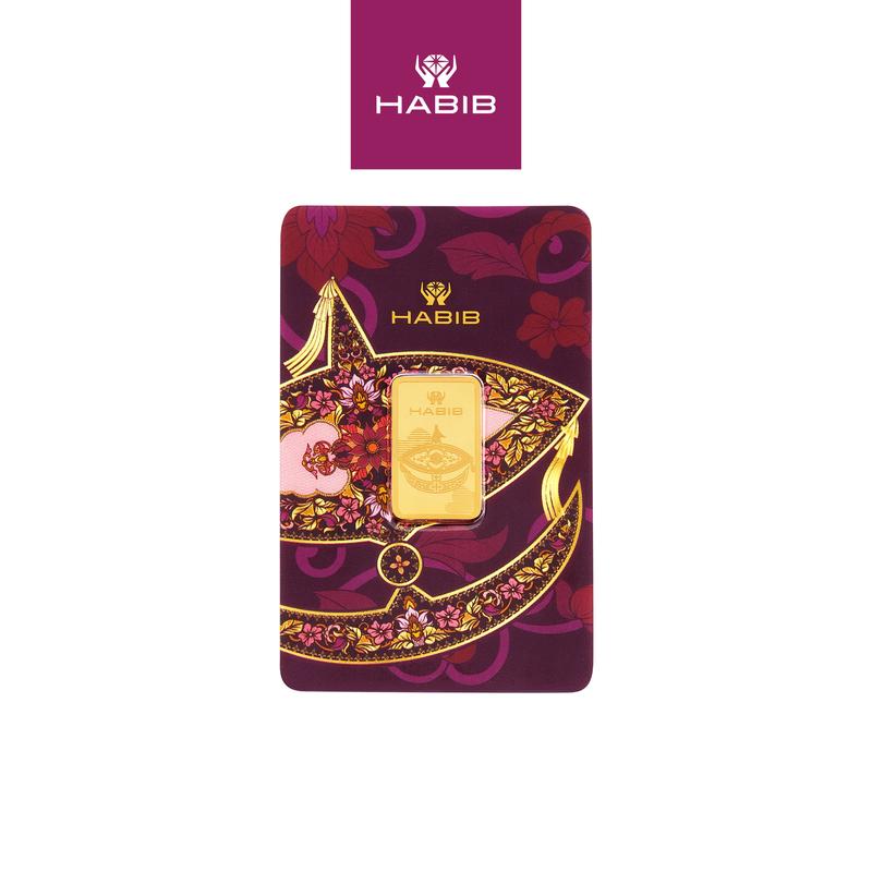 HABIB 5g 999.9 Gold Bar (Wau) Manufactured By LBMA Goods Delivery ...