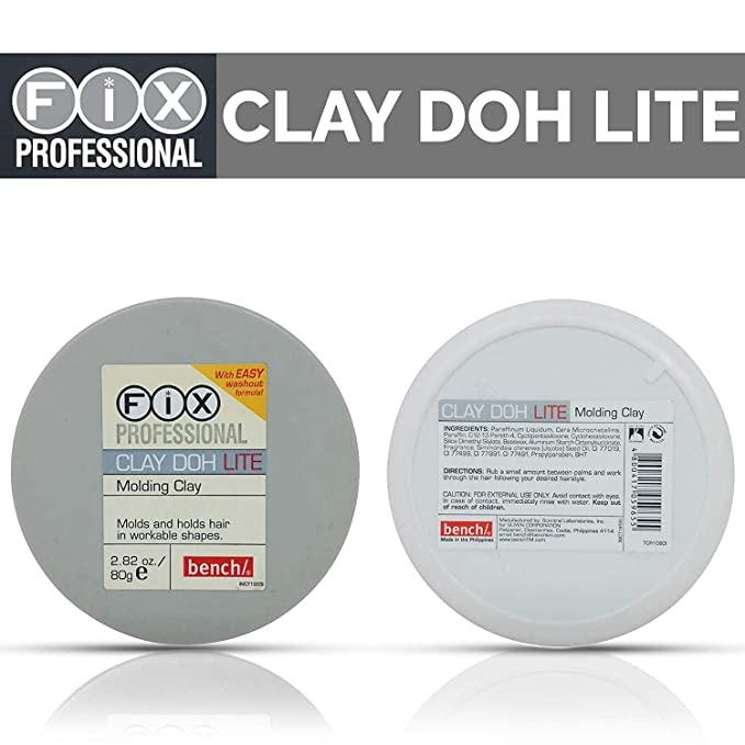 Bench Hair Wax Fix CLAY DOH LITE Professional Styling Products - Shop ...