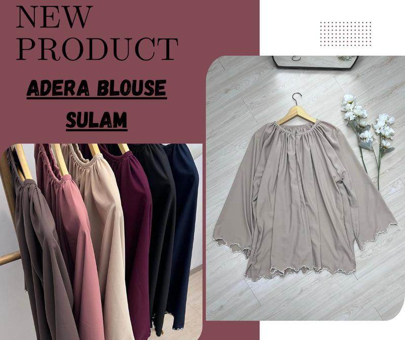 [SR] ADERA SULAM BLOUSE IN COTTON LUX SOFT MATERIAL - TikTok Shop Singapore