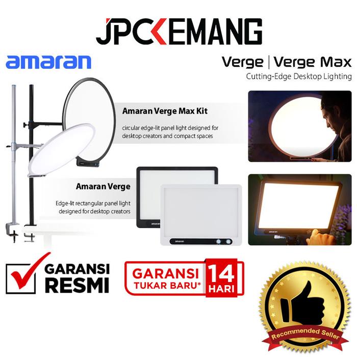 Promo Amaran Verge / Verge Max Kit Bi-Color LED Flash Light Panel ...