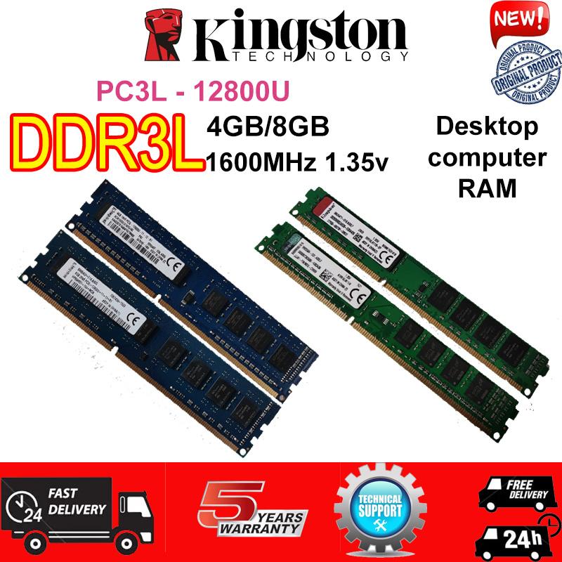 Kingston-Memory RAM Original PC3L 12800U, DDR3L, 4GB, 8GB, 1600MHz ...