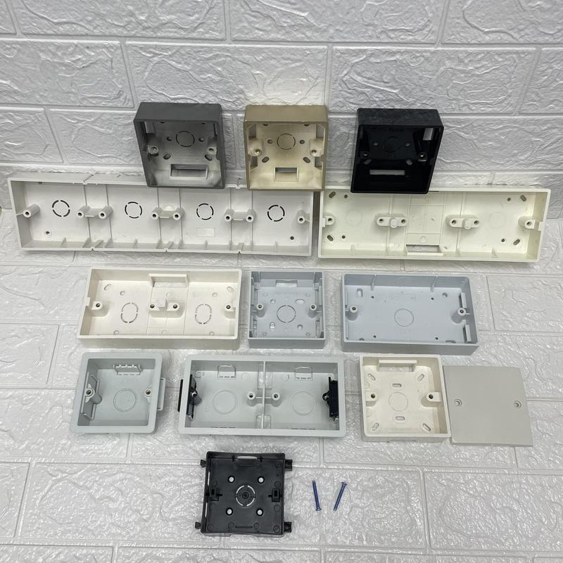 electric socket nut box of switch socket single box 3x3 double - TikTok ...