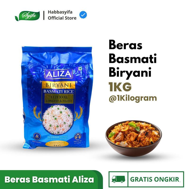 Beras Aliza Biryani Basmati 1Kg Biryani Basmati Rice Nasi Food - Shop ...