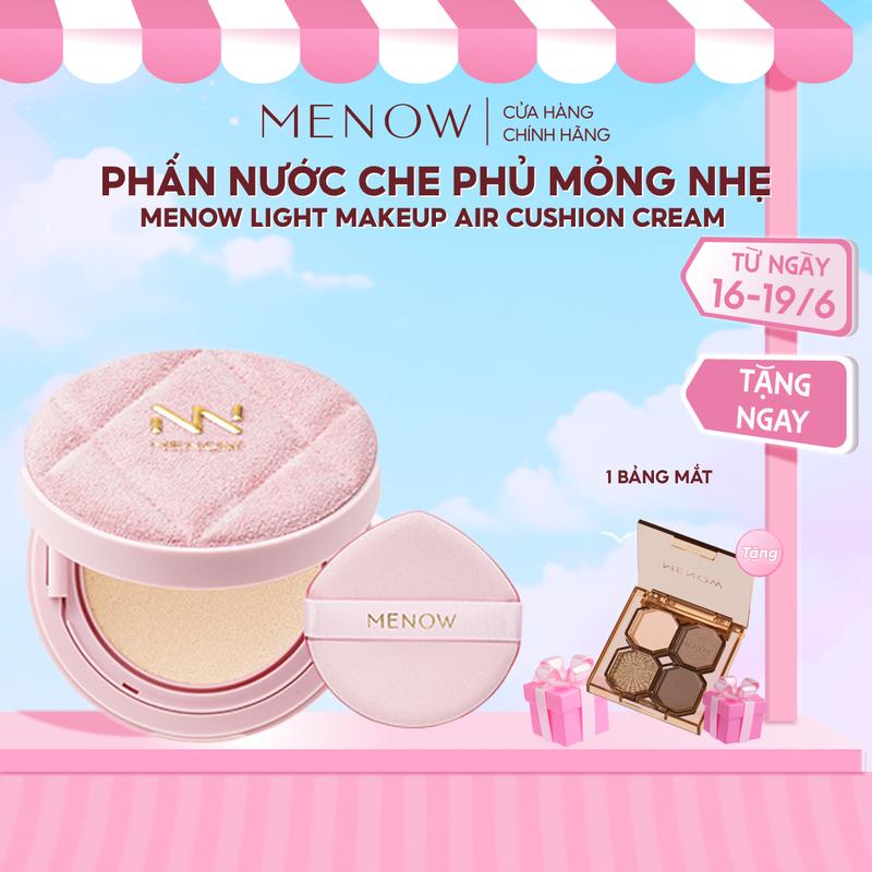 [MUA 1 TẶNG 1] Phấn nước che phủ mỏng nhẹ Menow Light Makeup - TikTok ...