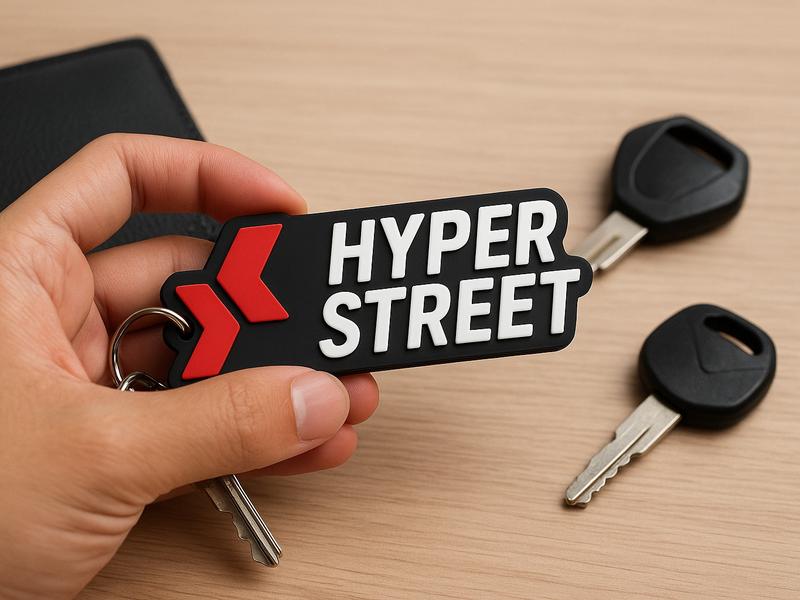Hyperstreet Key Chain Gantungan Kunci Eksklusif Free Besi Hadiah Putih ...