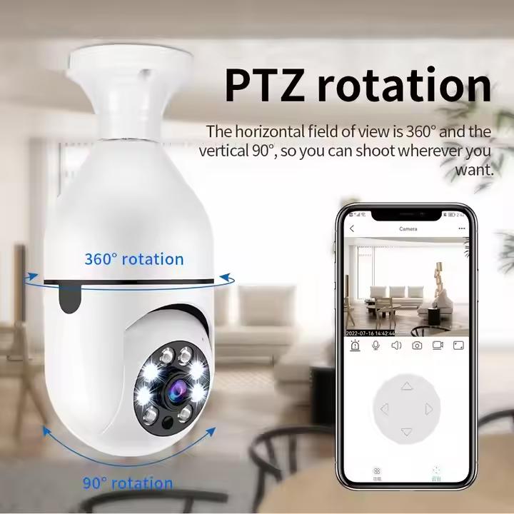 V360 Night Vision Network 360 WiFi Wireless IP Camera 1080P E27 ...