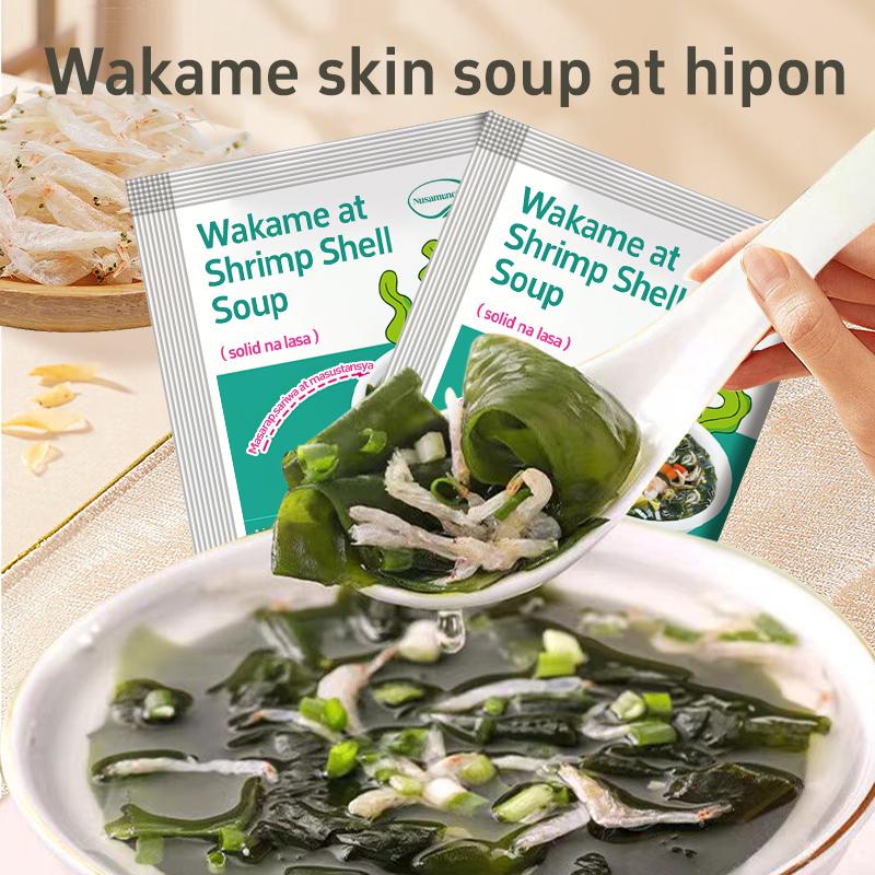 Wakame soup Instant na sopas Seaweed soup Pinatuyong seaweed - TikTok ...