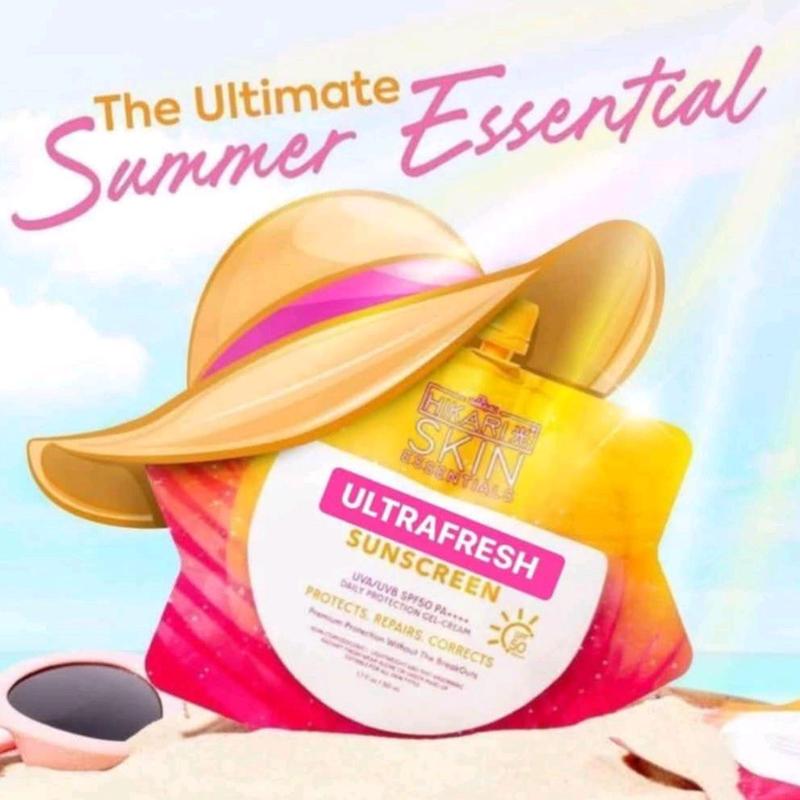 ULTRA FRESH SUNSCREEN by HIKARI SKIN ESSENTIALS WITH FREEBIES - TikTok ...