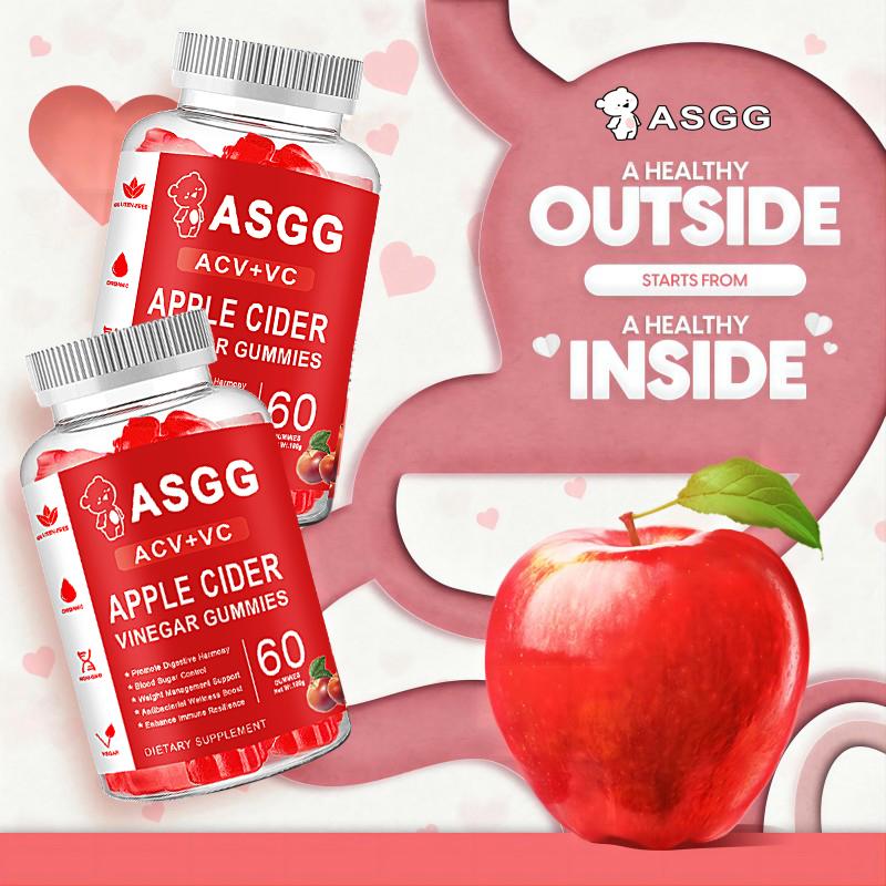 ASGG Apple Cider Vinegar Gummies apple cider vinegar ingredient ...