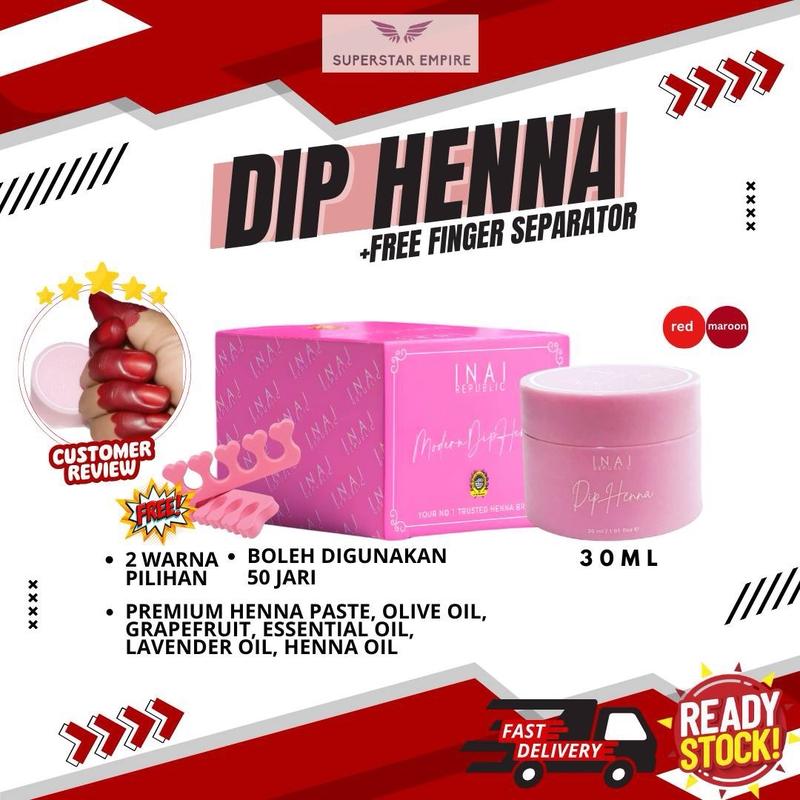 INAI CELUP WARNA RED MERAH MAROON INAI REPUBLIC - TikTok Shop Malaysia