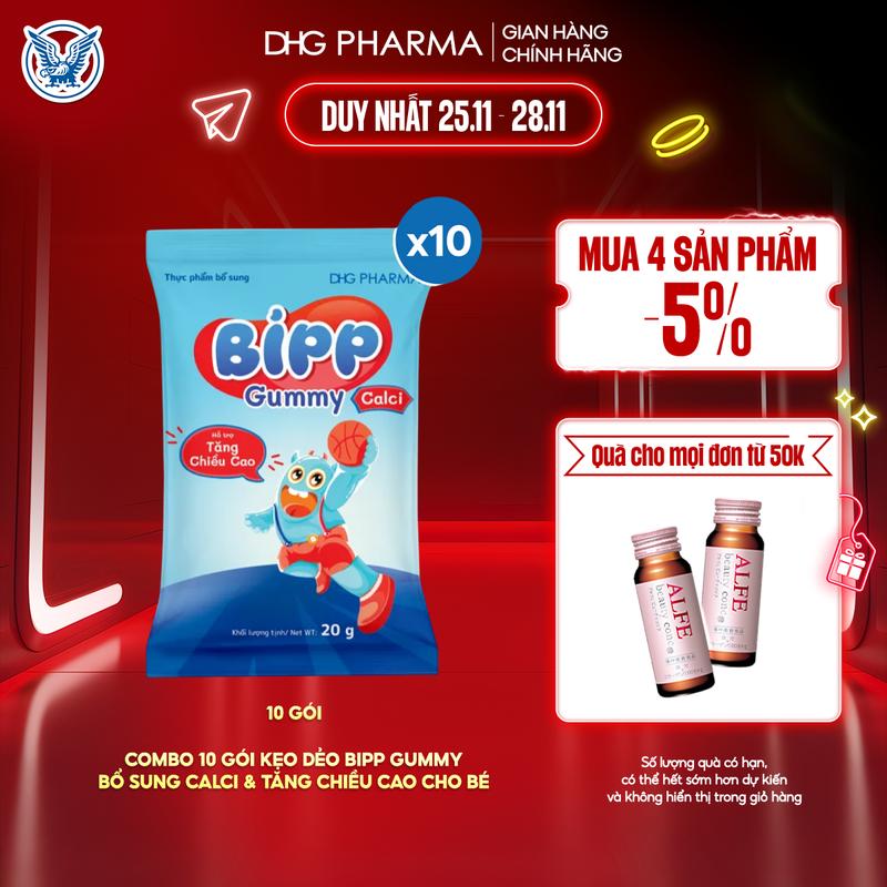 Combo 10 gói Kẹo dẻo Bipp Gummy bổ sung Calci & Tăng chiều cao - TikTok ...