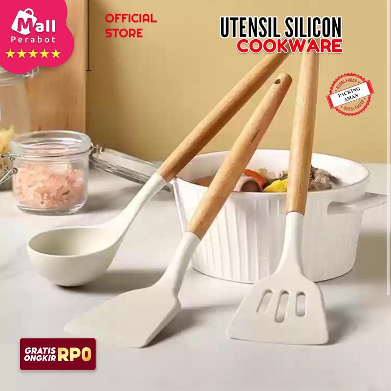 Mall Perabot | Spatula Silicone Utensil | Peralatan Masak Goreng Tumis ...