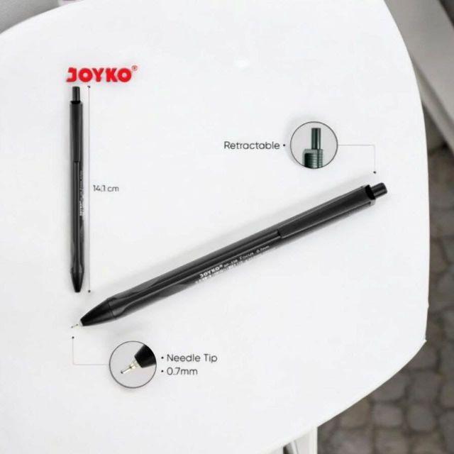 Pulpen JOYKO FOCUS BP-338 (12 Pcs ) Stationery Hitam - Shop | Tokopedia