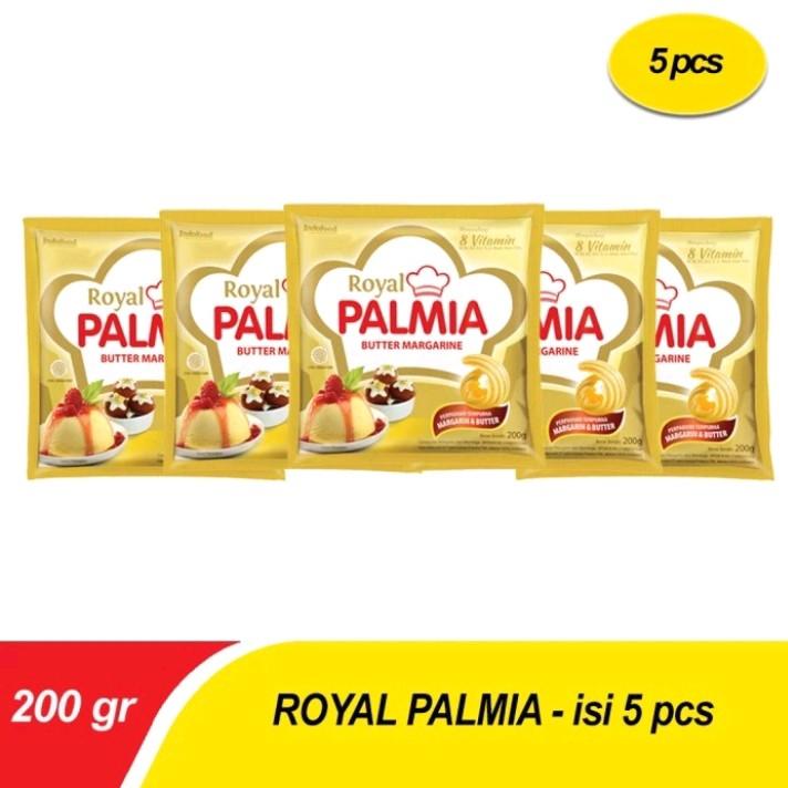 Palmia royal butter margarin 200gr paket 5 picis - Shop | Tokopedia