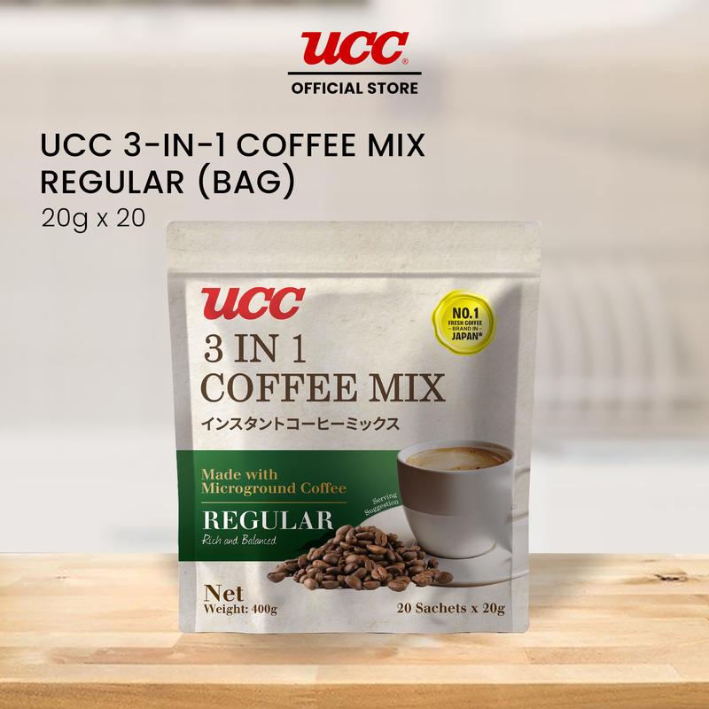 UCC 3-in-1 Coffee Regular Bag (20g x 20) - TikTok Shop Philippines