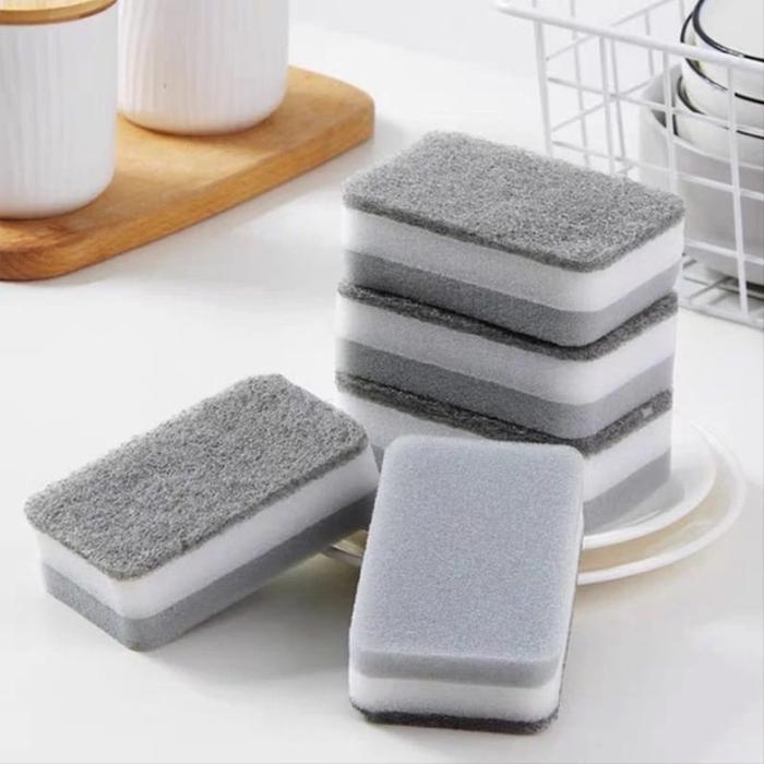 Jual Spons Cuci Piring | Magic Spons Dua Sisi | Sponge Busa Serbaguna ...
