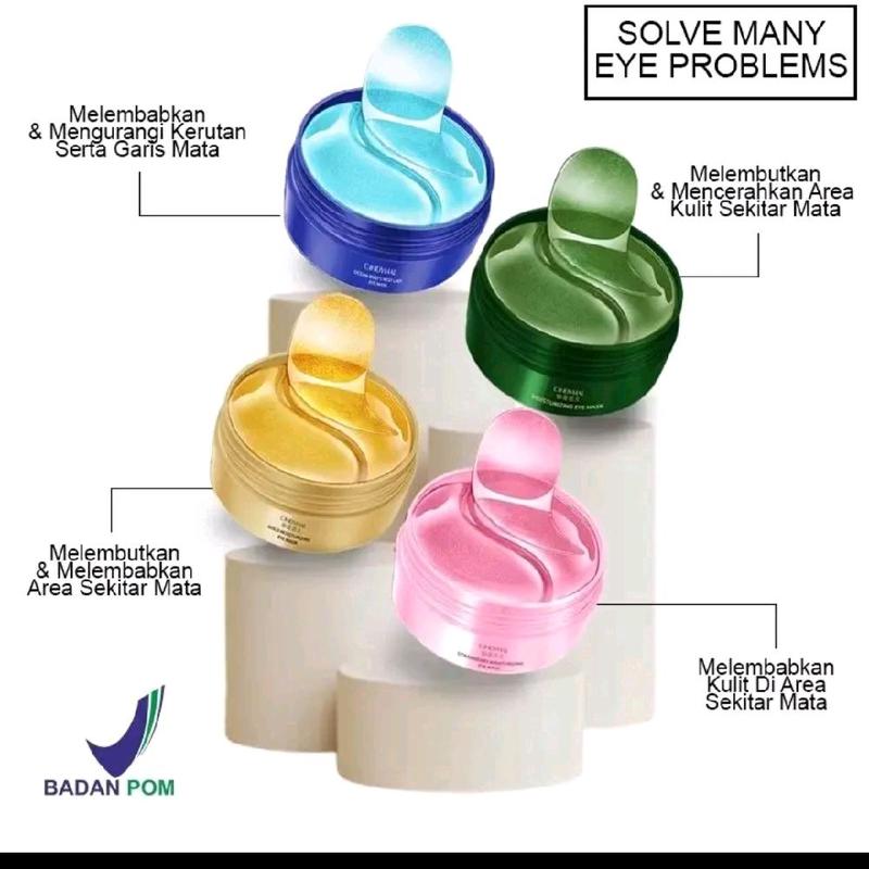 BPOM Cindynal Eyemask - Isi 60 Lembar Masker Mata Collagen Emas - Shop | Tokopedia