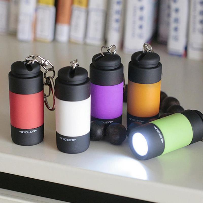 Mini Keychain Pocket Torches USB Rechargeable LED Flashlight - TikTok ...