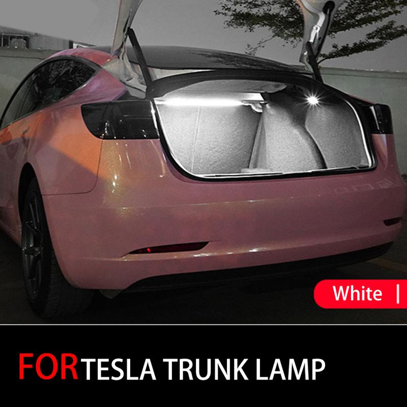 12V LED Car Rear Trunk Decorative Light Bar For Tesla Model 3 2019-2022 ...