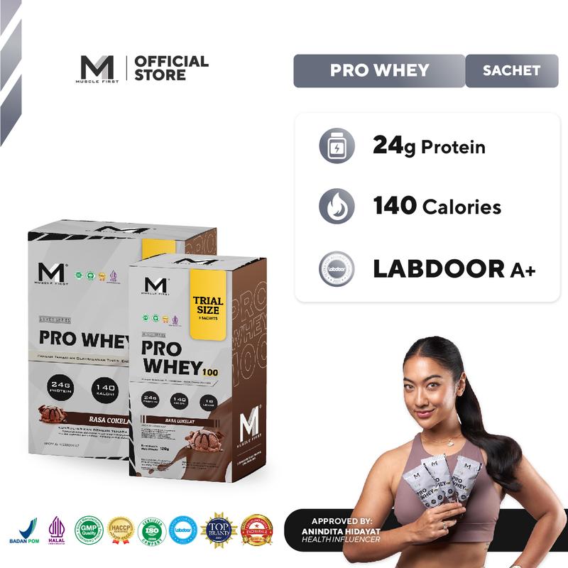 MUSCLE FIRST Pro Whey 100 Box - Whey Protein Suplemen Fitness - Shop ...