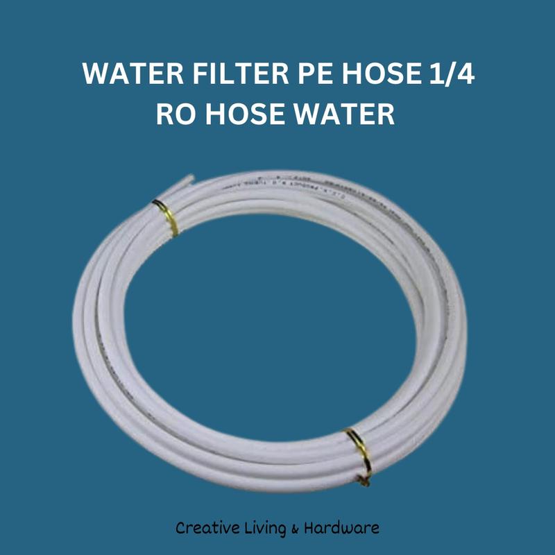 Water Filter PE Hose 1/4 RO Hose Water Dispenser - TikTok Shop Malaysia