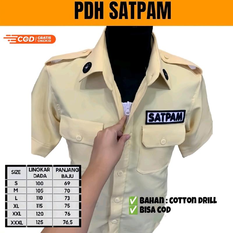 RS COLLECTION || seragam satpam pdh terbaru seragam satpam pdh - Shop ...