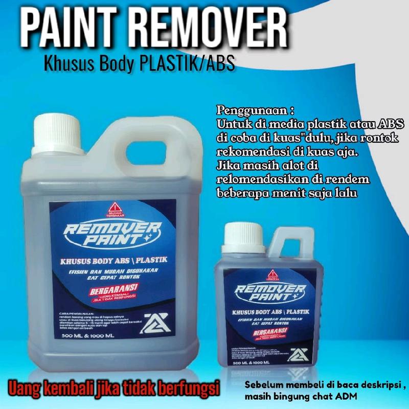 Paint remover perontok cat body motor ABS/plastik 500ML&1L - Shop ...