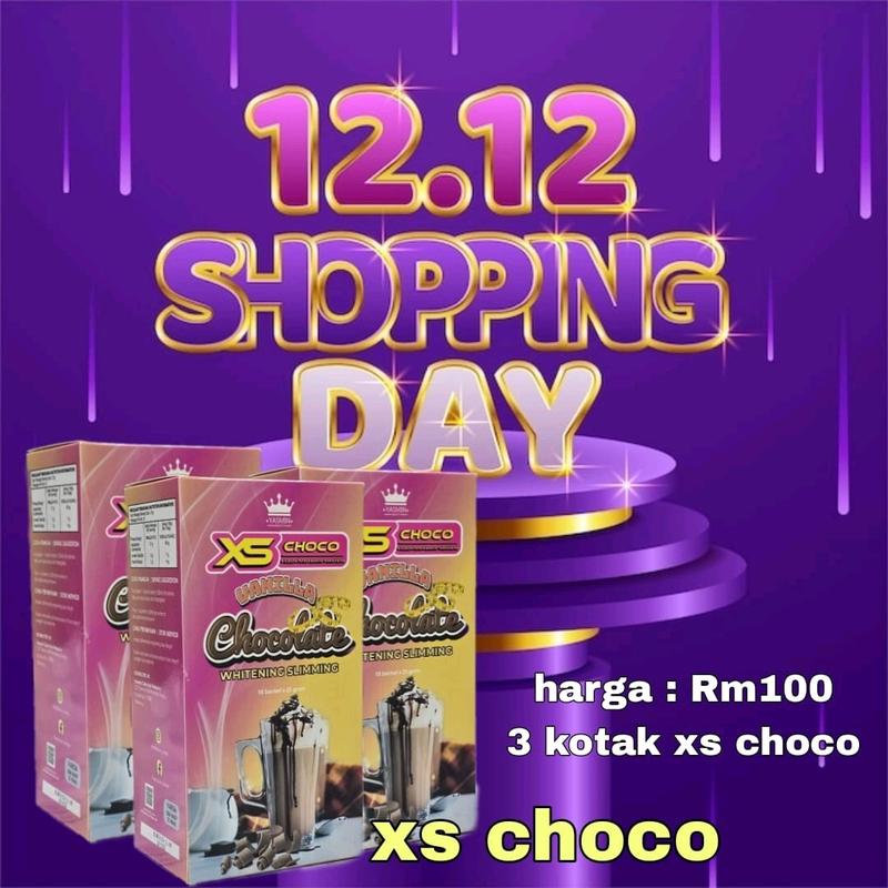 XS Choco Coklat Koko Chocolate 3 kotak Minuman - TikTok Shop Malaysia