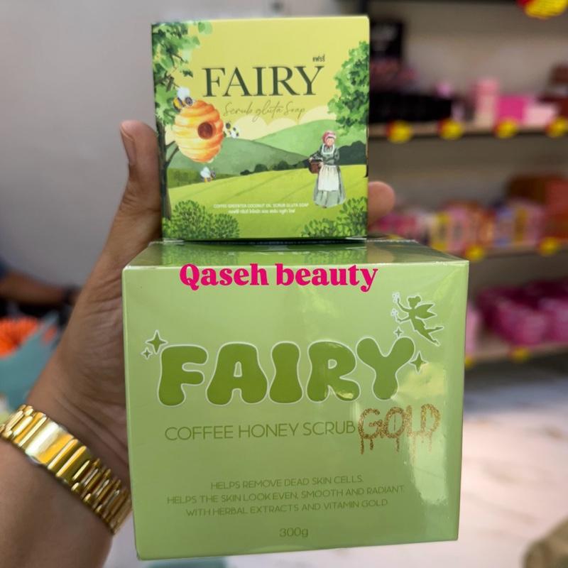 FAIRY SCRUB SOAP /FAIRY COFFE HONEY SCRUB GOLD - TikTok Shop Malaysia