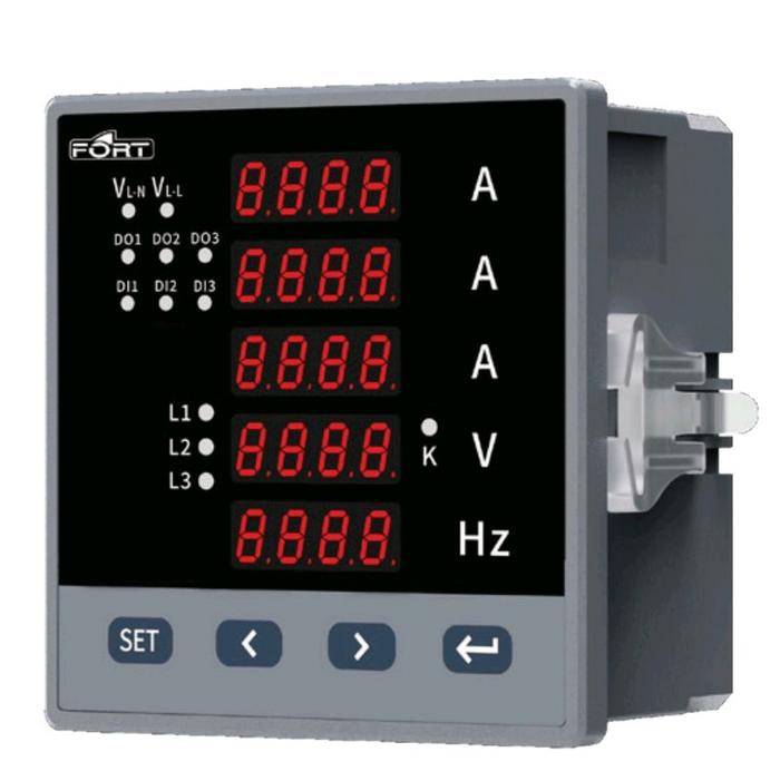 Jual POWER METER FCN300-3AV4-5 FORT FT96-3VAF DIGITAL MULTIFUNCTION ...