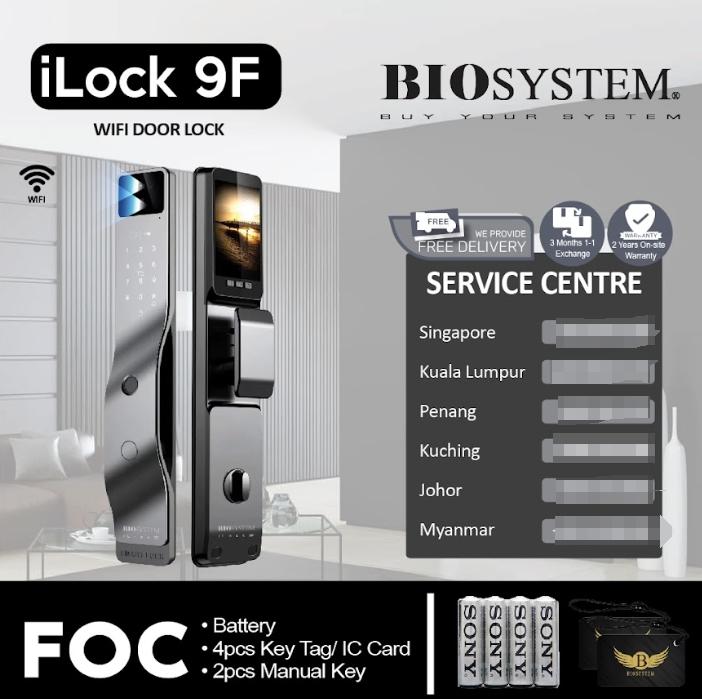 BIOSYSTEM WIFI DOOR LOCK ILOCK 9F - TikTok Shop Singapore