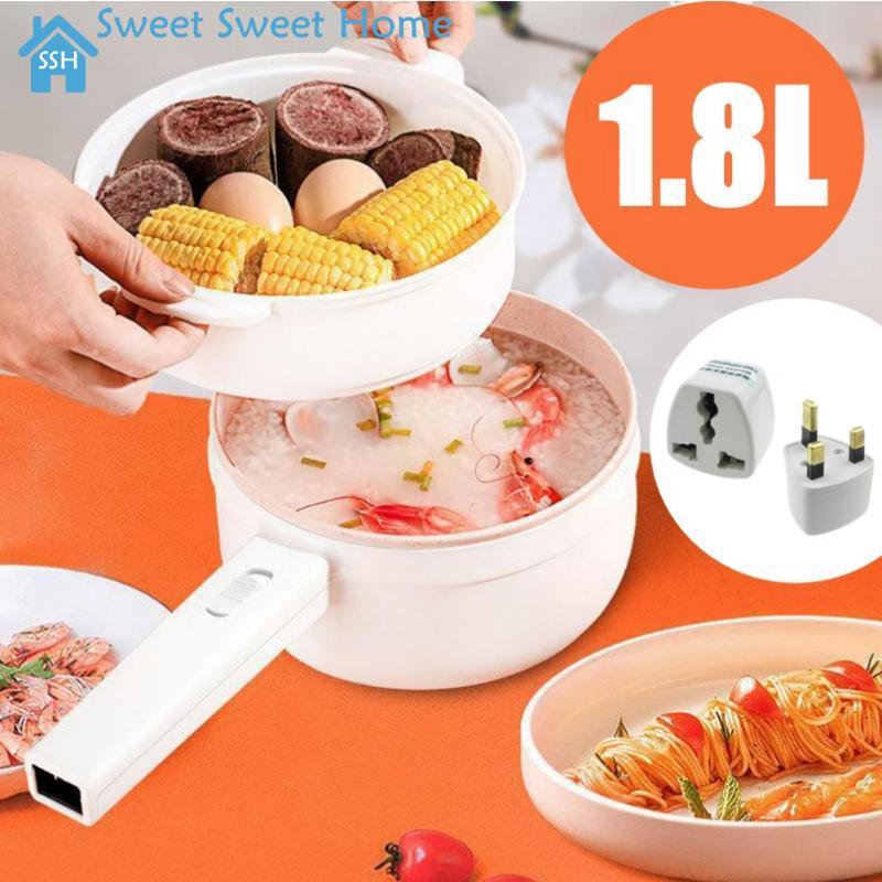 2L Electric Multifunction Hot Pot With Non- Stick Ceramic Coating ...