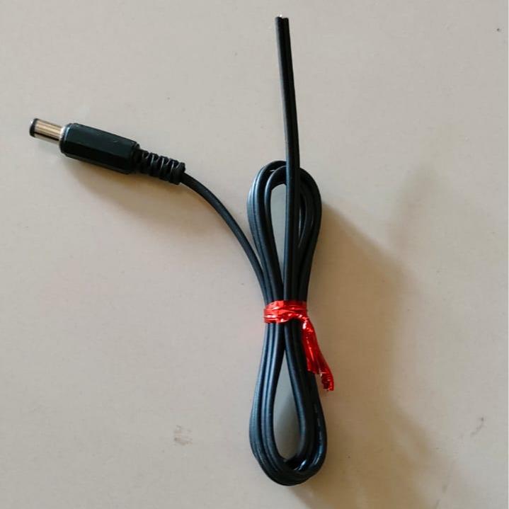 KABEL JACK DC BUNTUNG MALE 1M 2.1MM 5.5MM KABEL GEPENG COLOKAN - Shop ...