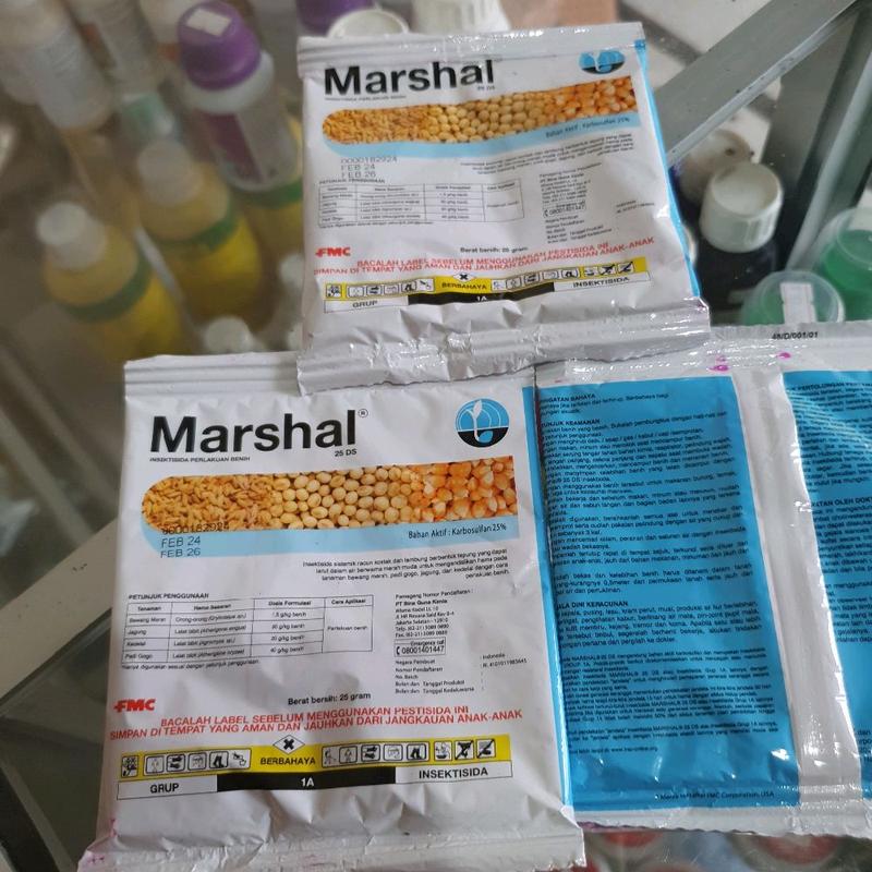Marshal 25 DS _ Insektisida perlakuan benih - Shop | Tokopedia