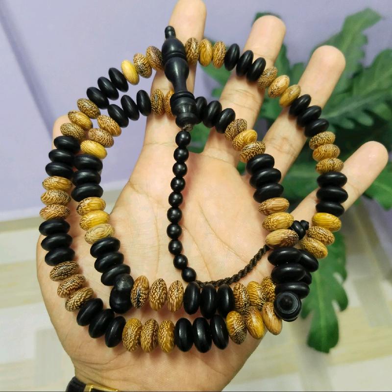 TASBIH GEMUNGGAL EMAS + GEMUNGGAL HITAM / 99 BIJI / 9MM - TikTok Shop ...