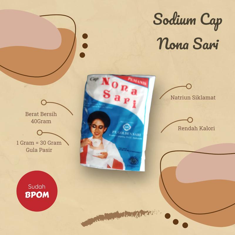 Sodium pemanis Buatan Cap Nona Sari, Tiga Tebu, Cap Gentong, - Shop ...