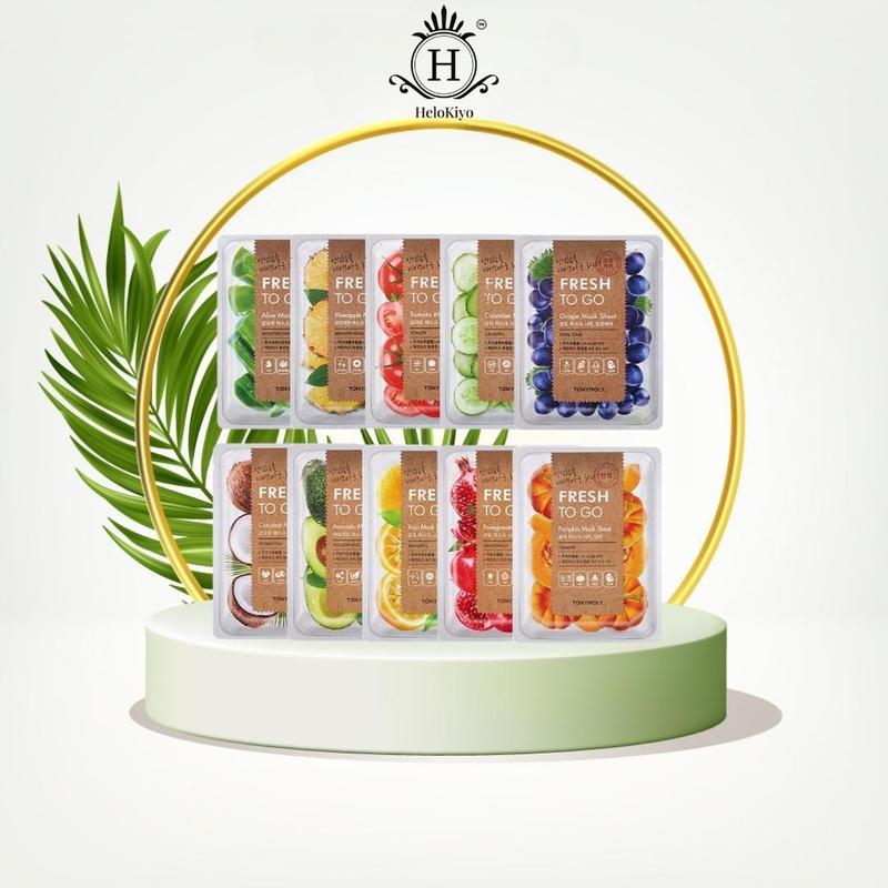 TONYMOLY Fresh To Go Mask Sheet 22g (10 Types) Face Aloe Coconut ...